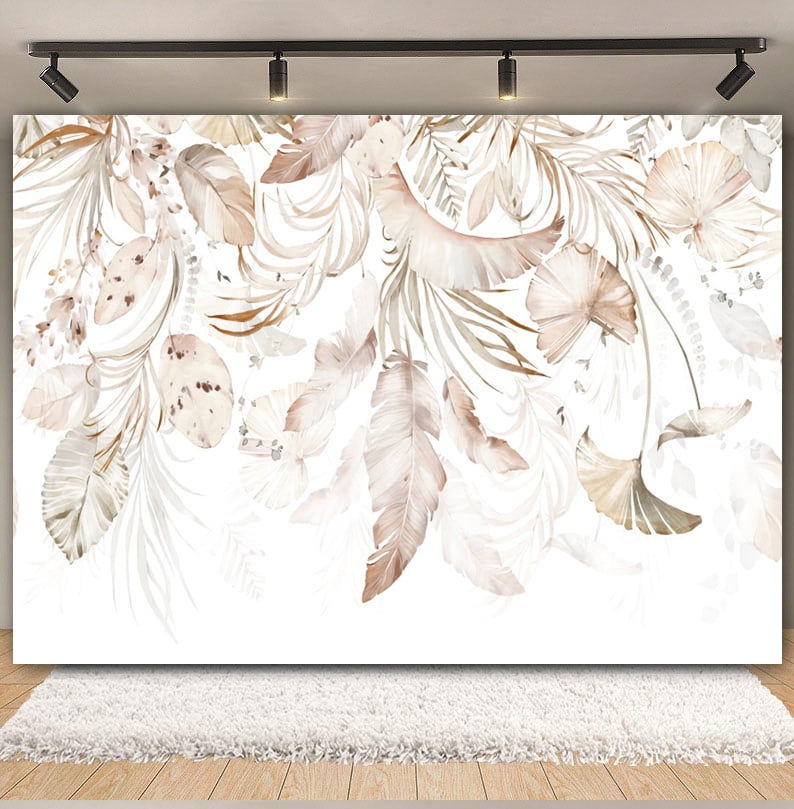 Spring Greery Eucalyptus Leaves Backdrop Gre Leaf Flower Baby Shower ...