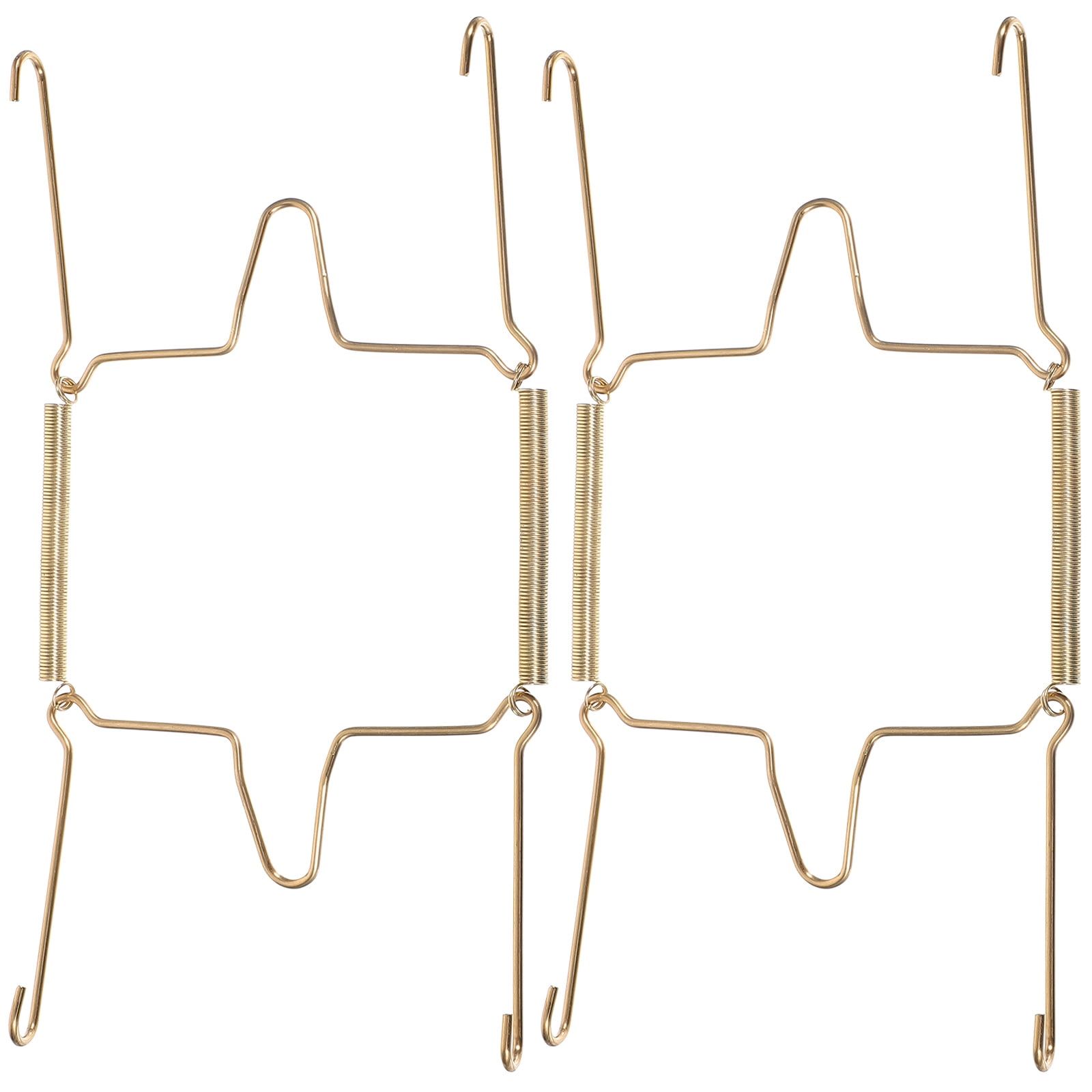 Spring Hanging Pan Hook Wall Hangers 2 Pcs Decorative Plate Bracket ...