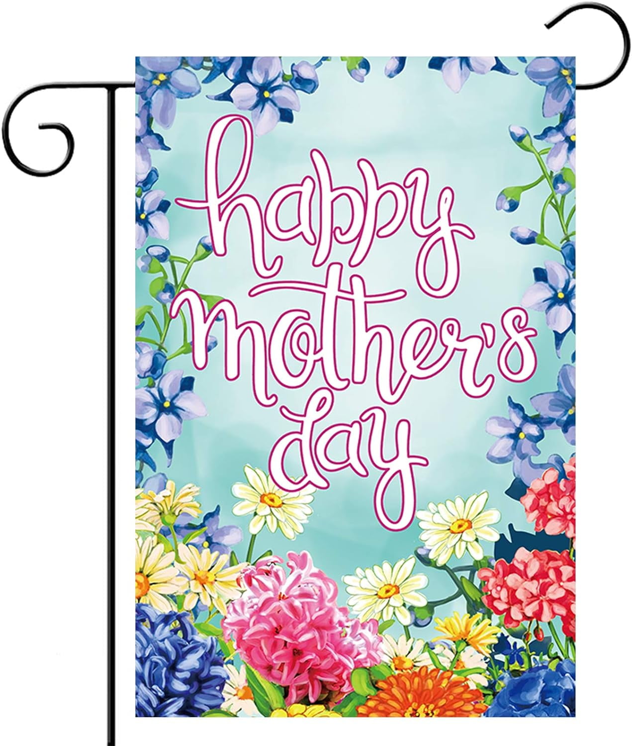 Spring Happy Mothers Day Garden Flags for Outside Double Sided Welcome ...