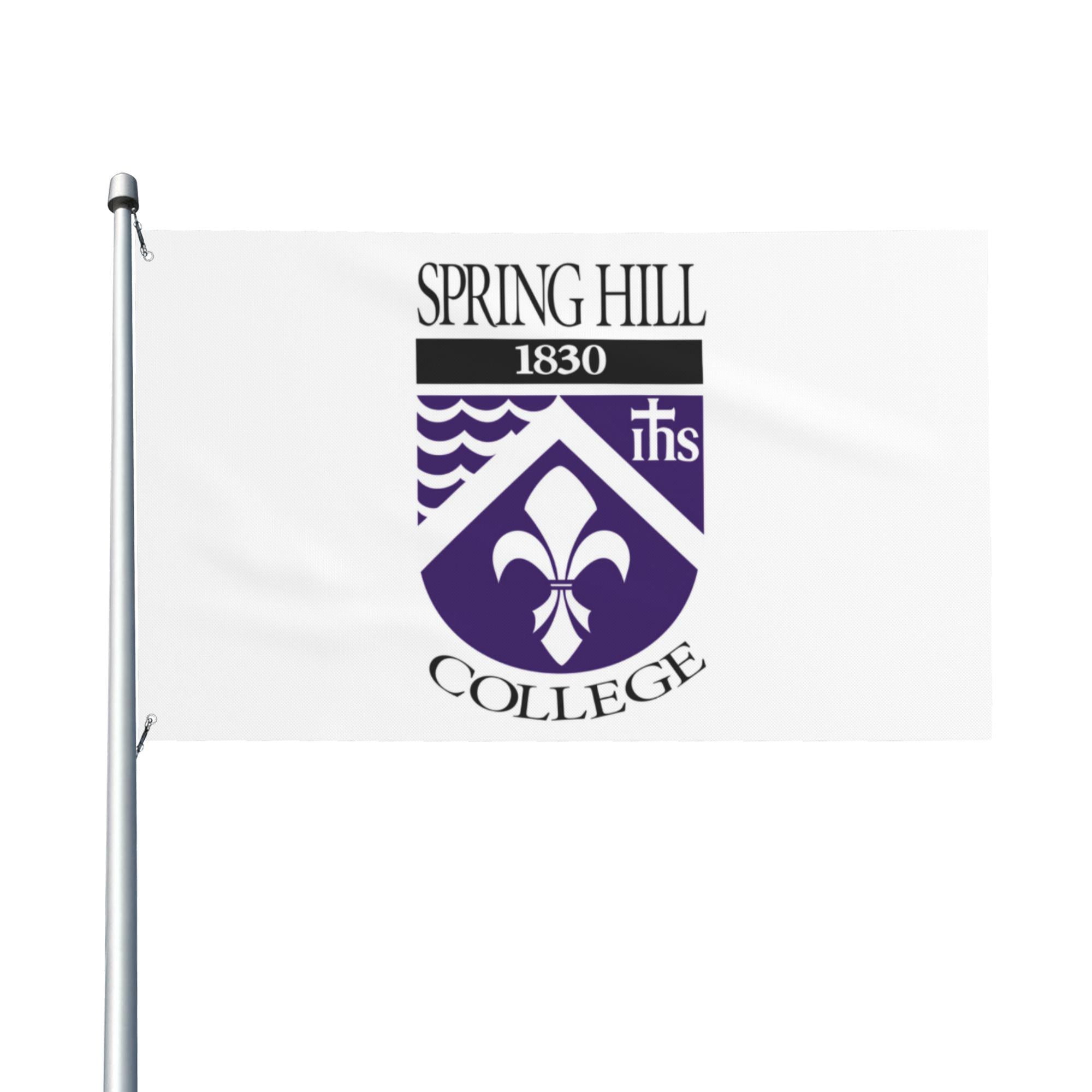 Spring Hill College Logo Flag Outdoor Decorative Flag Garden Flag ...