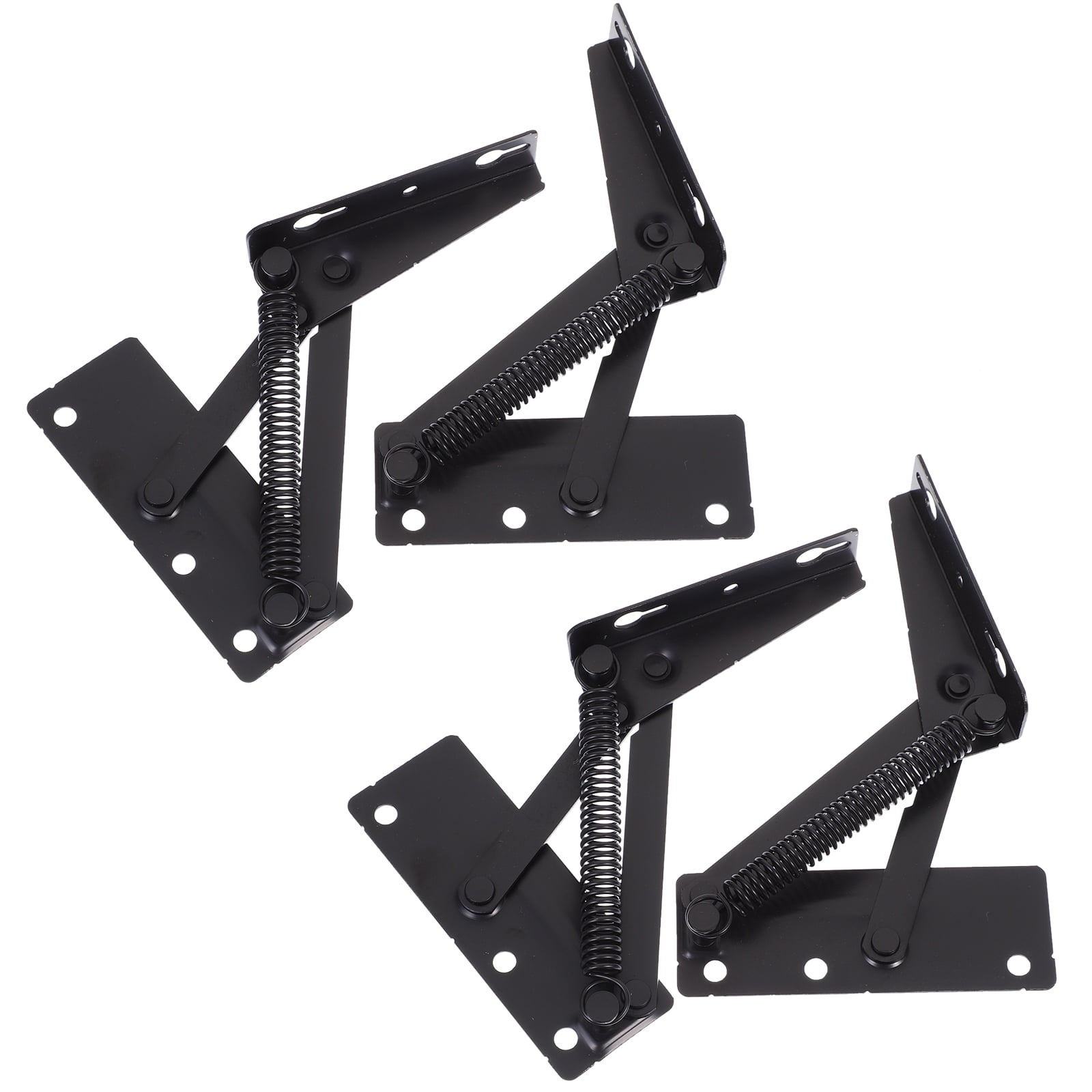 YuYiSan 2 Pairs Heavy Duty Lift And Up Hinge, Cold Rolled Steel Lid ...