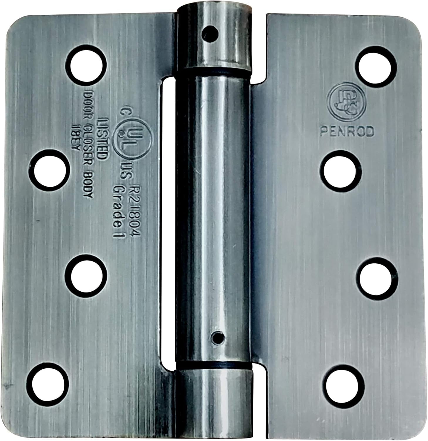 Spring Hinges, Adjustable Self Closing 4 Inch with 1/4 Inch Radius ...