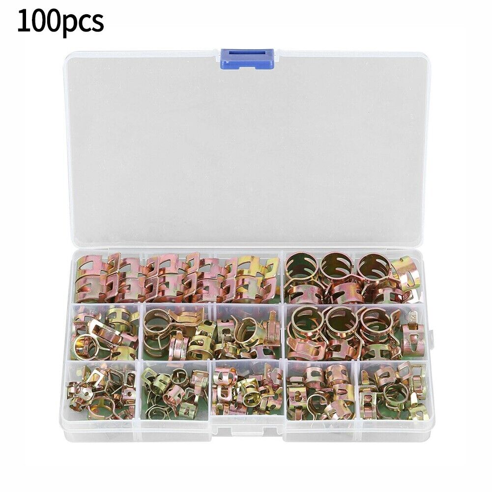 Spring Hose Clips/Clamps Mikalor Fuel Air-Gas Water Pipe Self Clamping ...