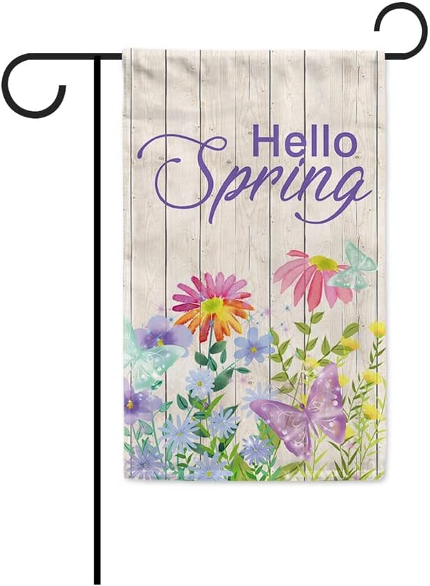 Spring House Flag Floral Tulip 28 x 40 Inch Vertical Doubld Sided ...