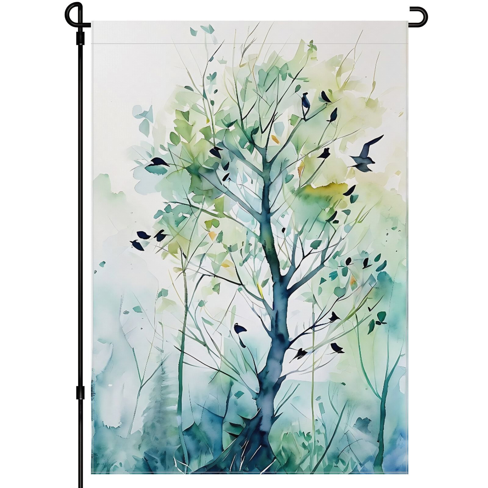 Spring House Flags for Home Backyard Porch Front Door Farmhouse ...