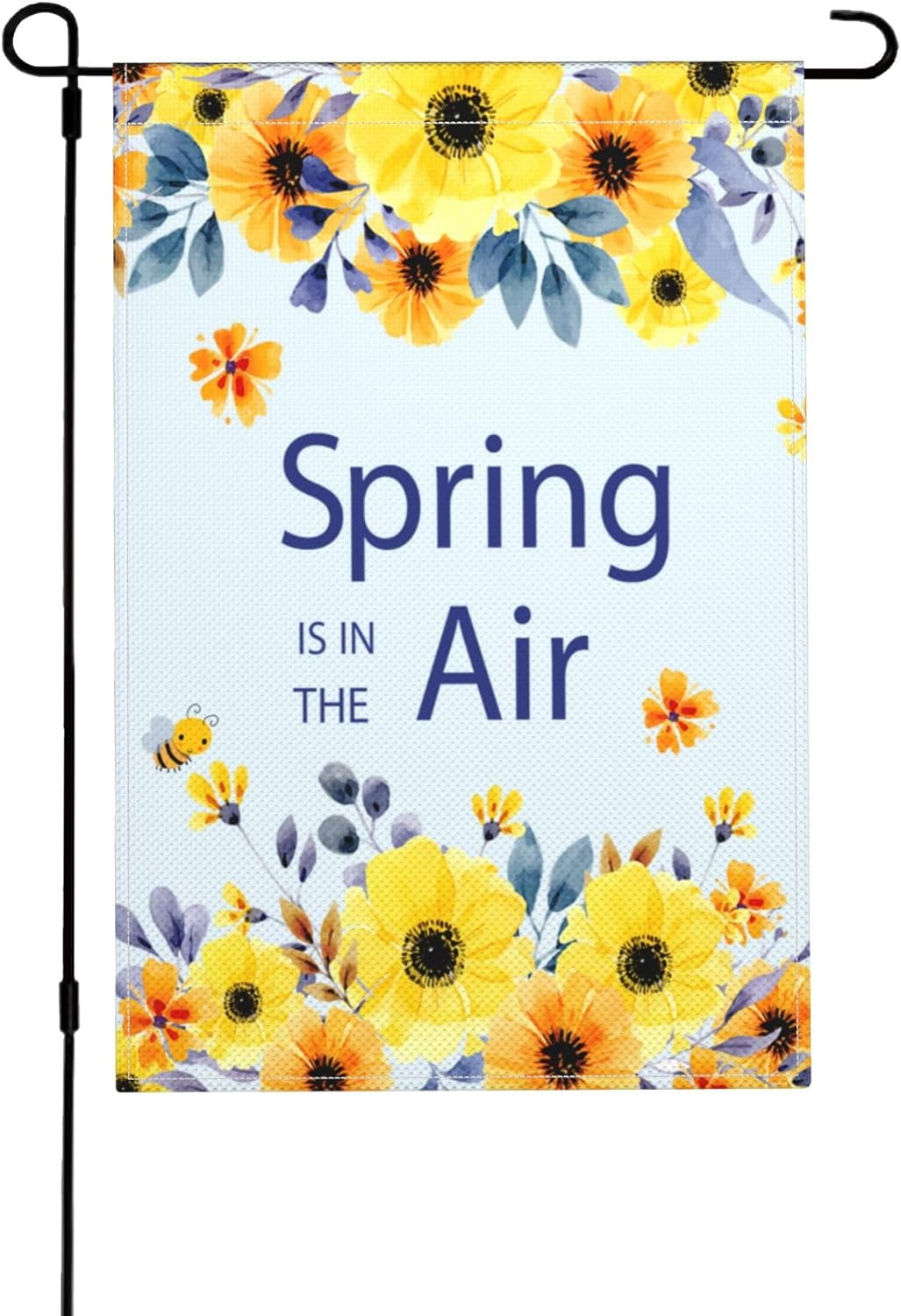 Spring Is In The Air Garden Flag Double Sided Outside,Flower Seasonal ...