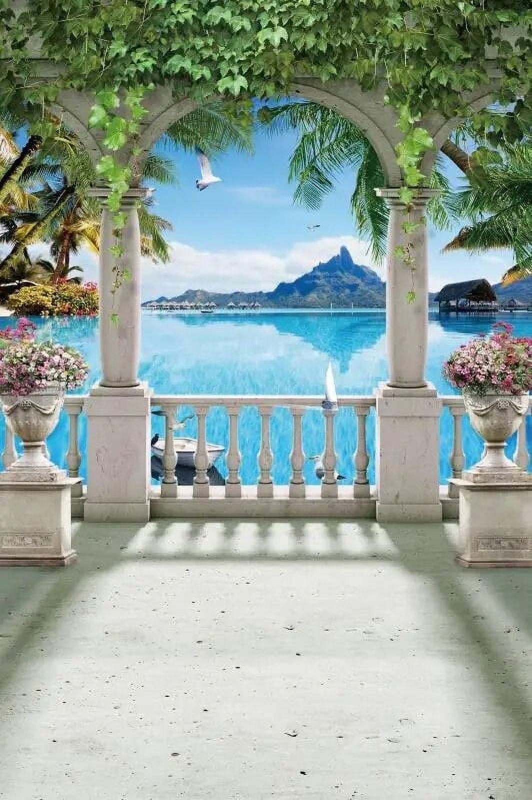 Spring Italy Style Backdrop Modern City Landscape Natural River Water ...