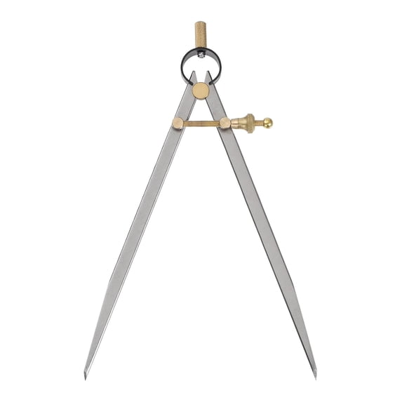 Spring Joint Caliper - [8 Inch] Carbon Steel Divider with Brass Fulcrum ...