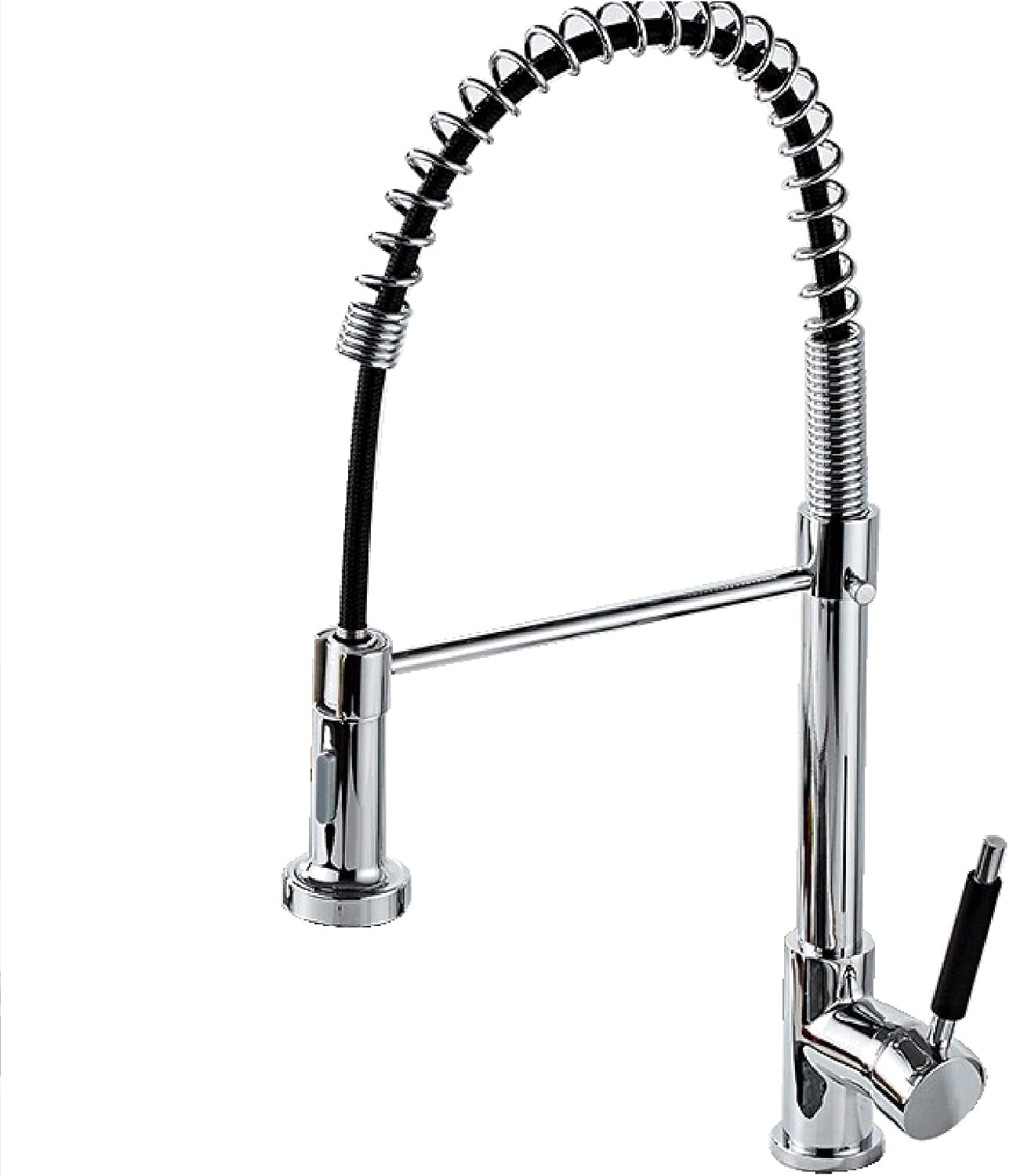 Spring Kitchen Faucet with Pull Down Sprayer, High Arch 360° Swivel ...