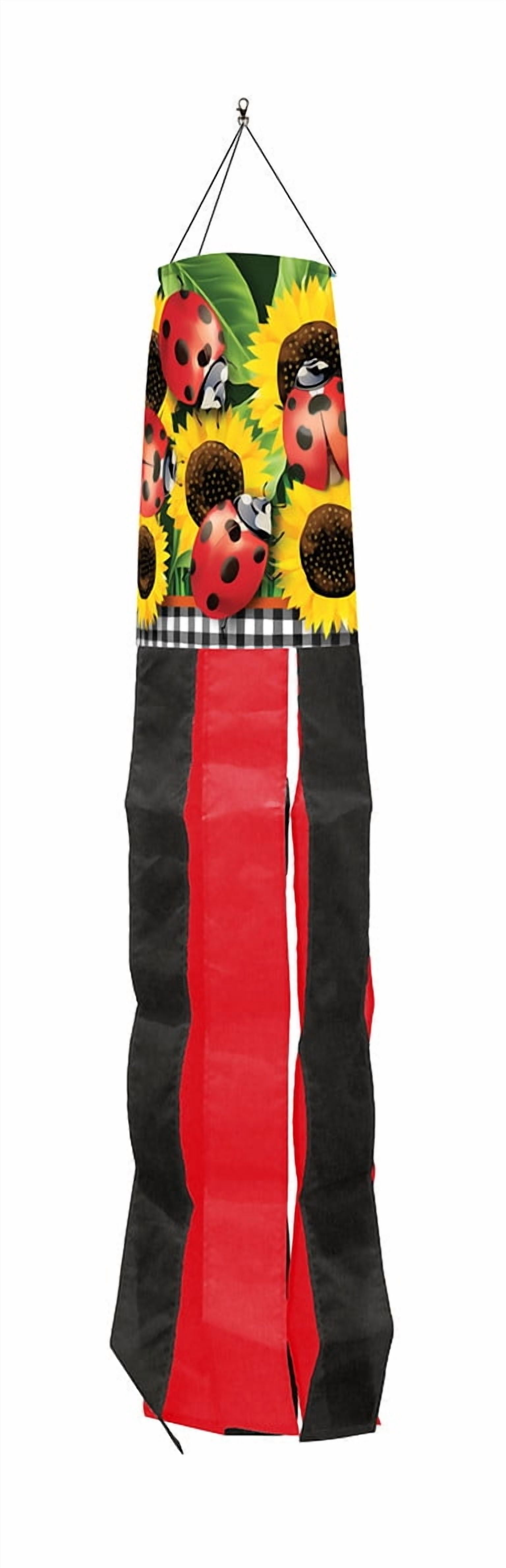 Briarwood Lane Ladybugs and Sunflowers Windsock Wind Twister - Walmart.com