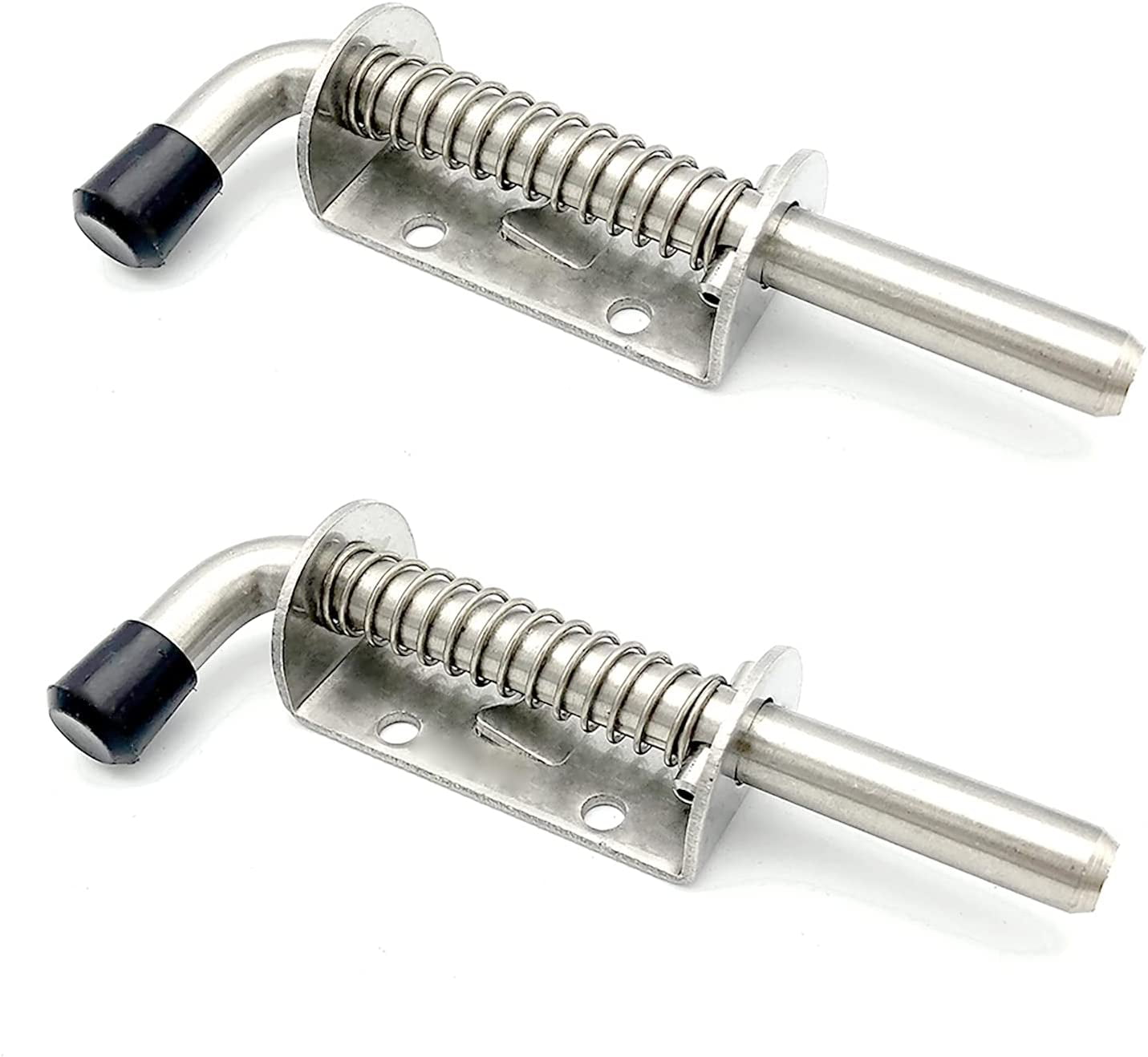 Spring Latch, 2-Piece Stainless Steel Spring Latch, Stainless Steel ...
