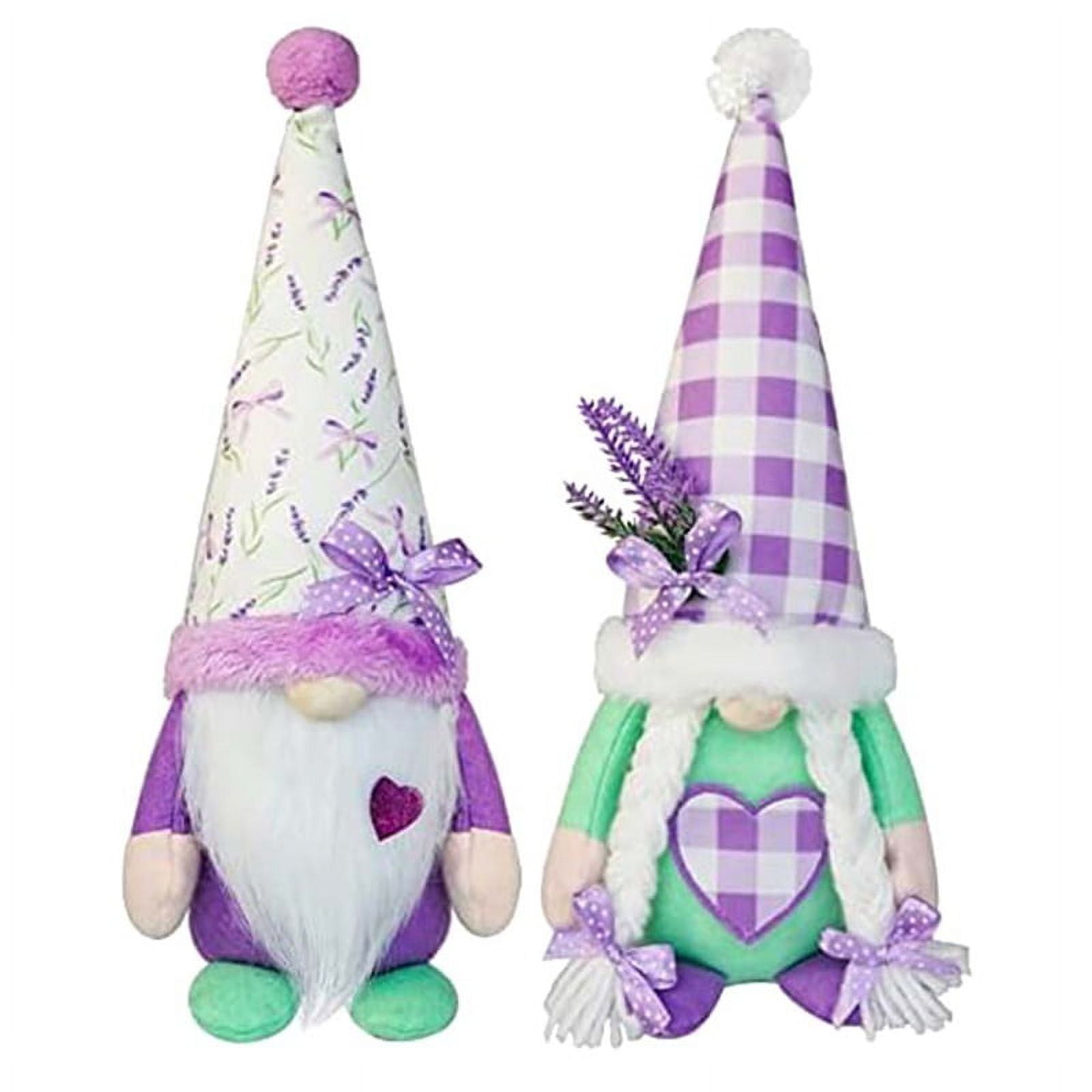 Spring Lavender Gnomes Plush Scandinavian Tomte Doll Flower Gnomes ...