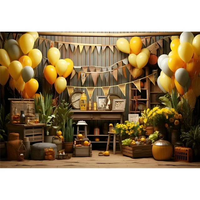 Spring Lemon Booth Shop Fruit Baby Shower 1st Birthday Party Portrait ...