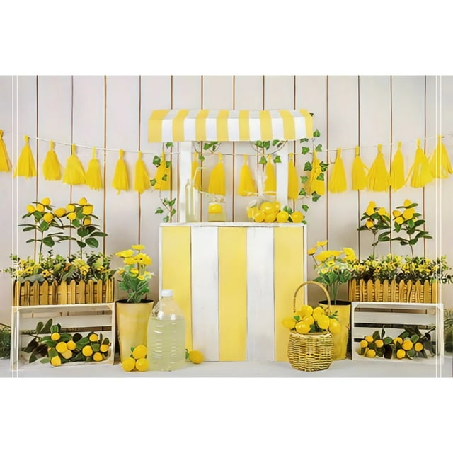 Spring Lemon Booth Shop Fruit Baby Shower 1st Birthday Party Portrait ...