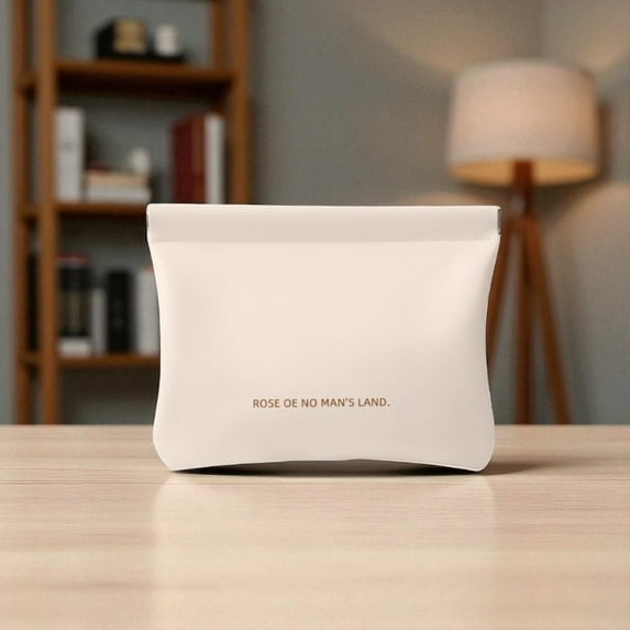 Spring Loaded Auto Closing Storage Pouch 12cm x 11.5cm for Earphones ...