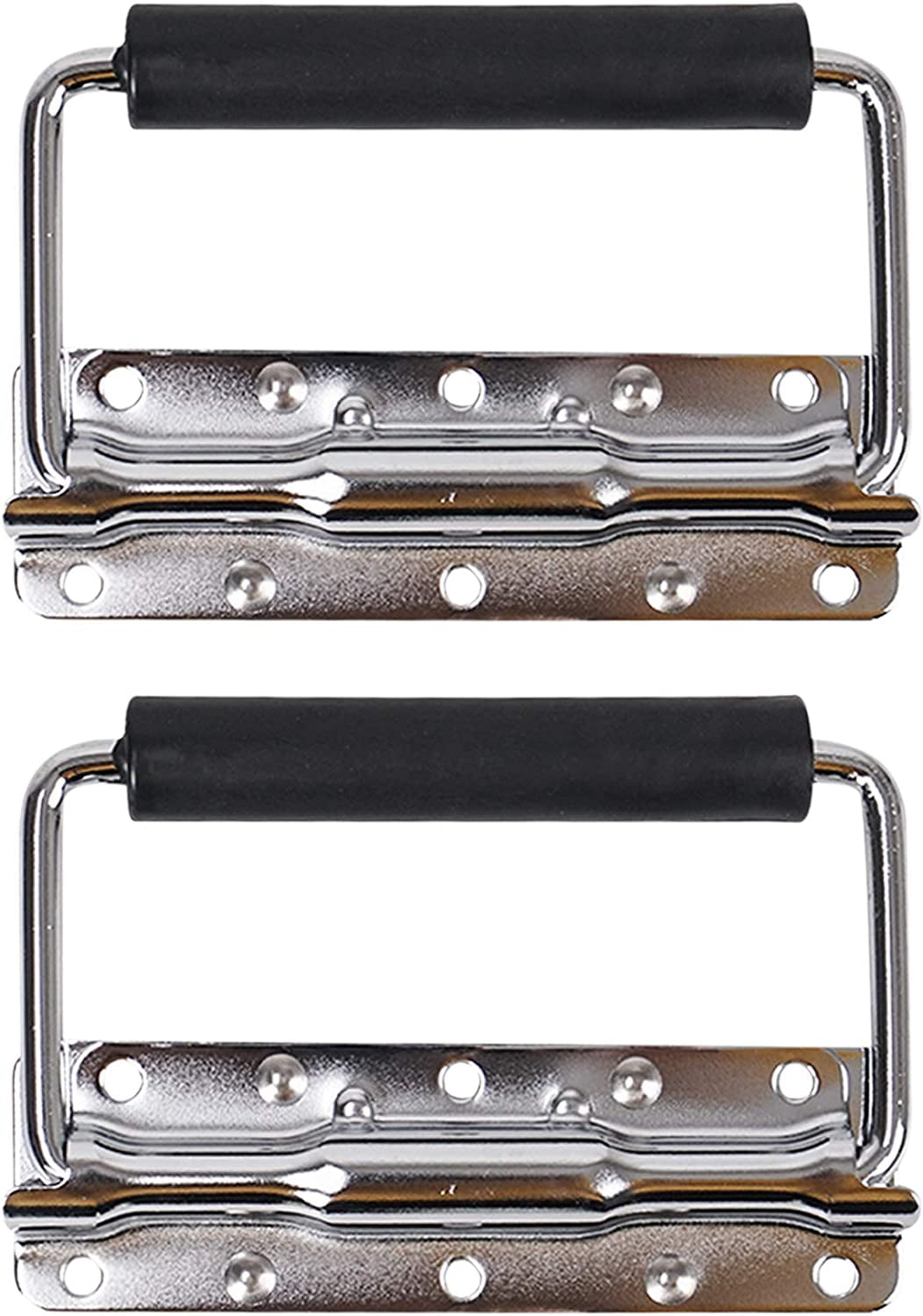 Spring Loaded Case Handles, Stainless Surface Mount Handle with Rubber ...