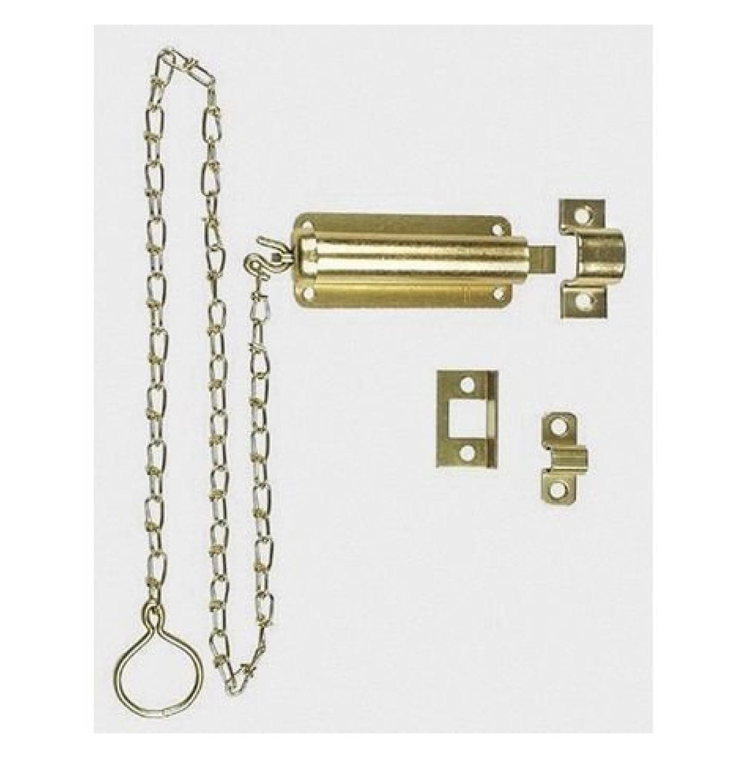 Spring Loaded Chain Bolts, Brass - Walmart.com