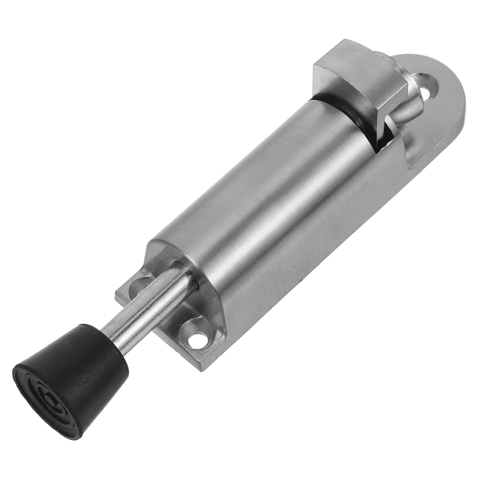 Spring Loaded Doorstop Adjustable Barn Stopper for Track Silver ...