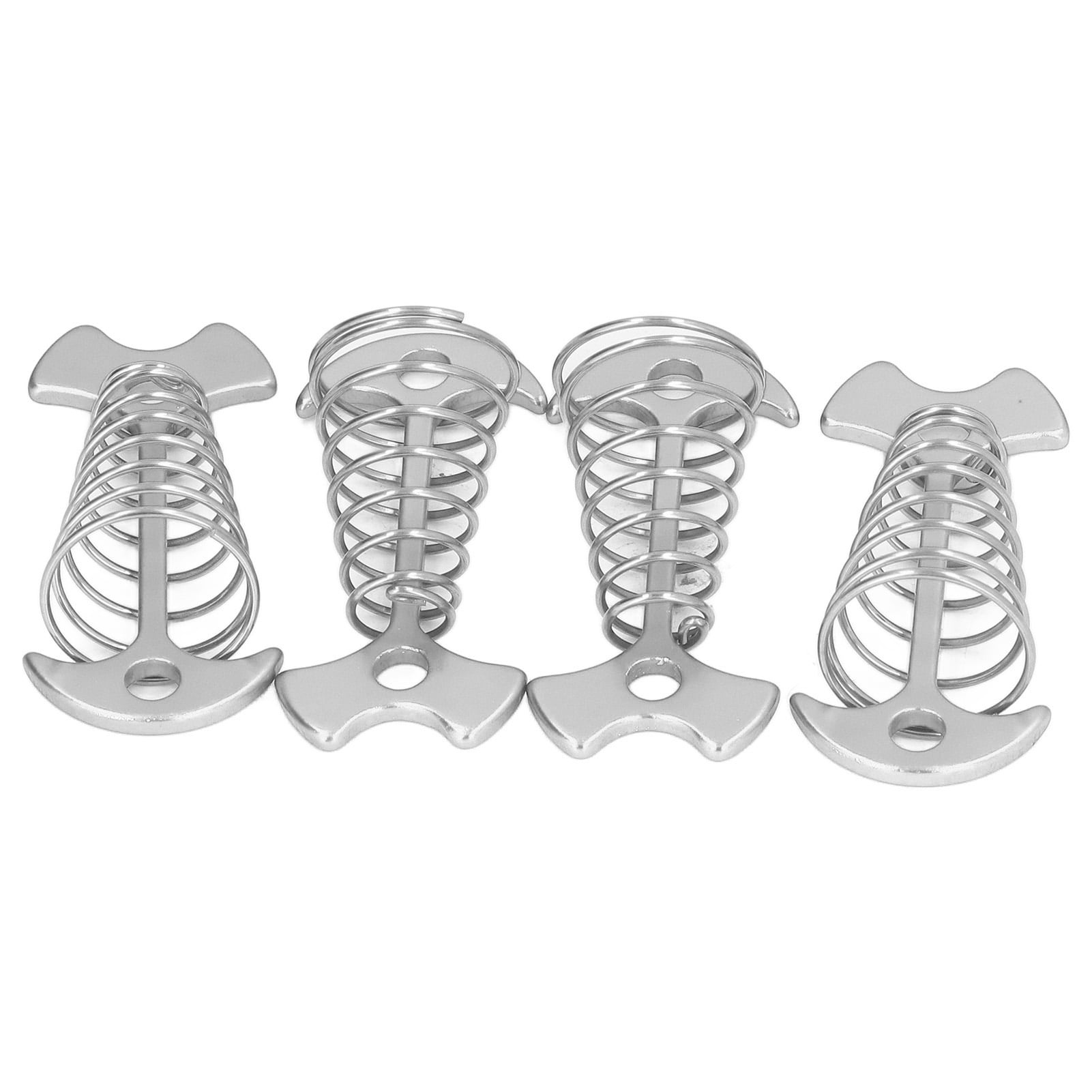 Spring-Loaded Extension for Stable Canopy Stake Down, Set of 4 Aluminum ...