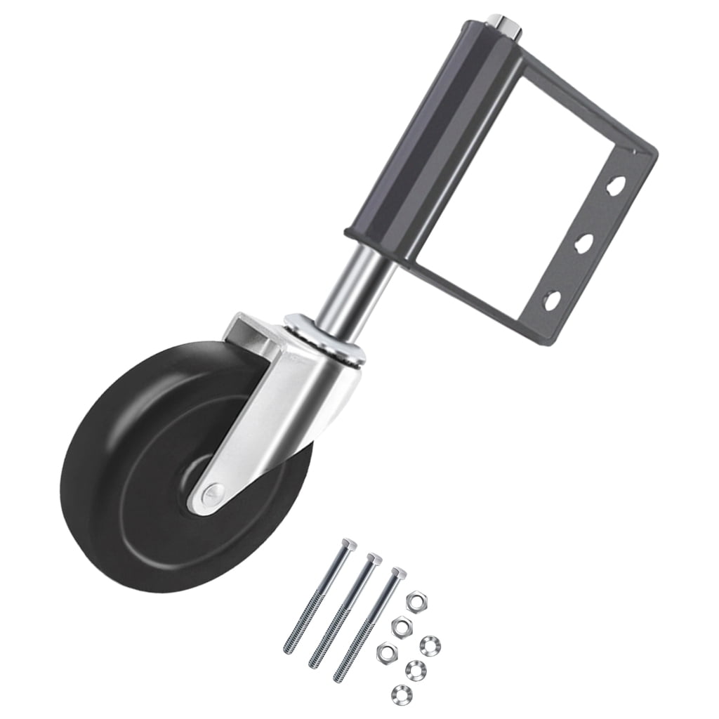Spring Loaded Gate Caster Wheel Heavy Duty Gate Wheel with 360 Swivels ...