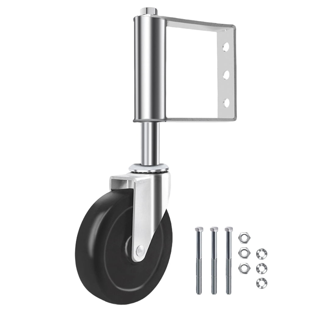 Spring Loaded Gate Caster with 360 Swivels Heavy Duty Gate Wheel ...