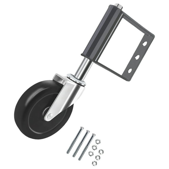 Spring Loaded Gate Caster with 360 Swivels Heavy Duty Gate Wheel ...