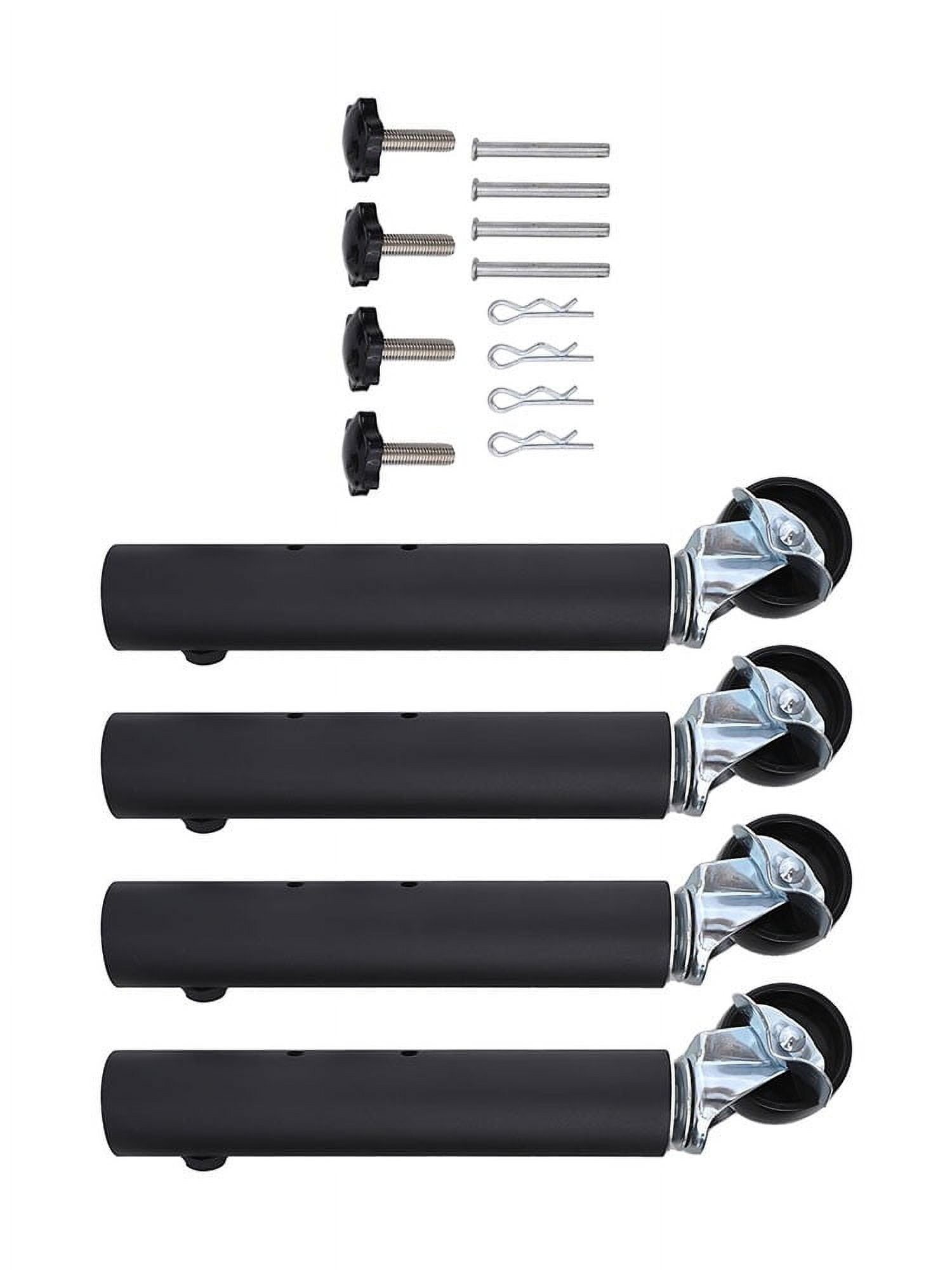 Spring Loaded Gate Supporting Wheel With Mounting Plate Metal Tubular ...