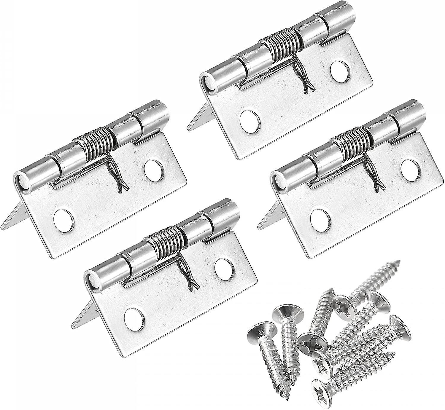 Spring Loaded Hinges, 1.5" 304 Stainless Steel Self Closing Hinge For ...