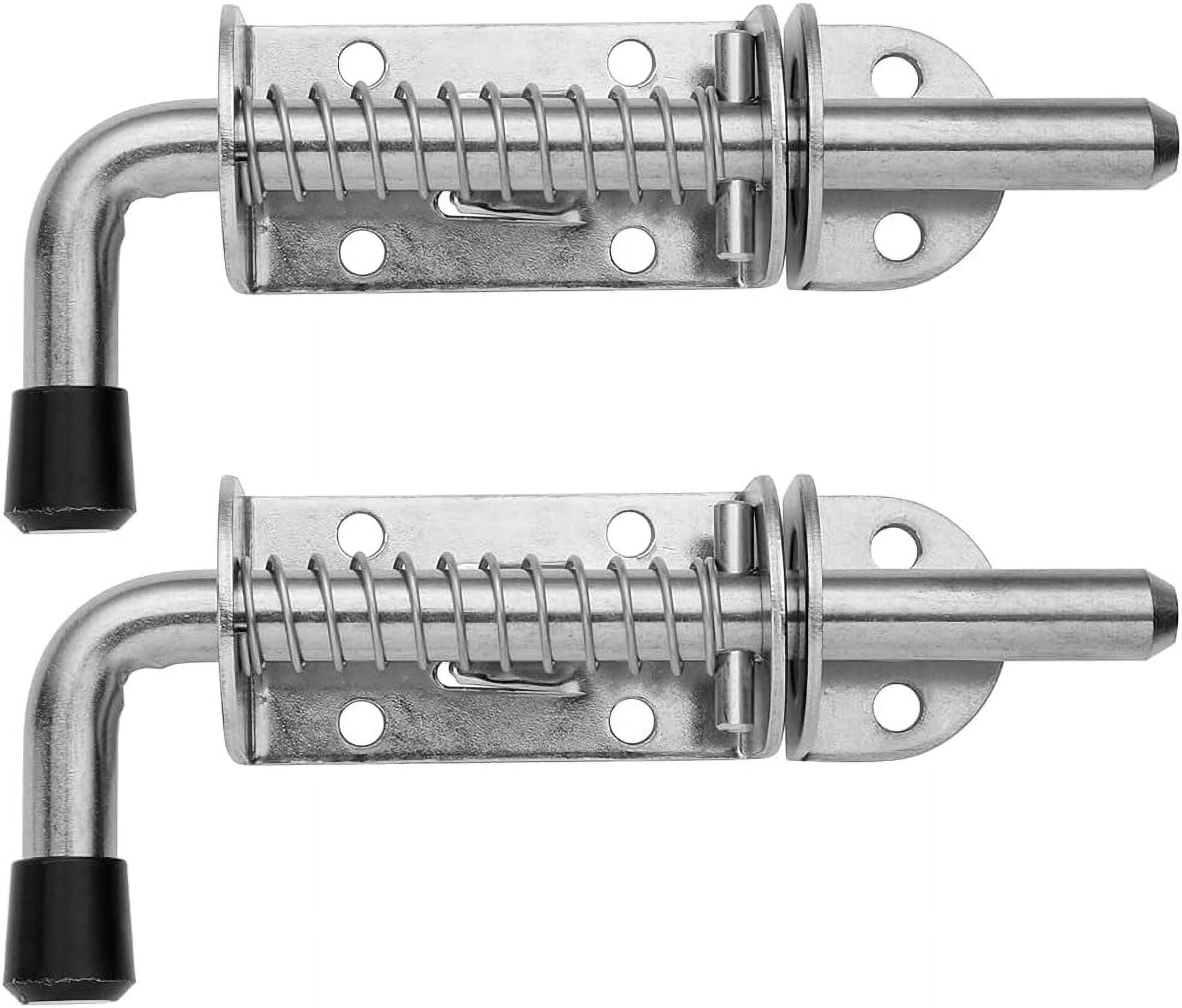 Spring Loaded Latch Pin, 304 Stainless Steel Barrel Bolt Thickened 2mm ...