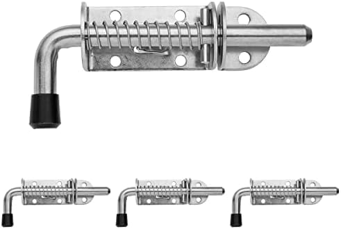 Spring Loaded Latch Pin, 304 Stainless Steel Barrel Bolt Thickened 2mm ...