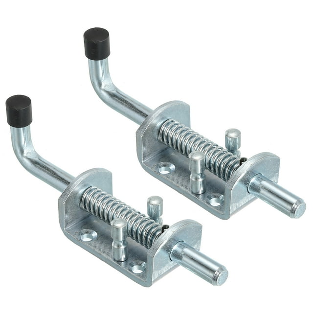Spring Loaded Latch Pin 6.5", 2 Pack Iron Security Latch Sliding Barrel ...
