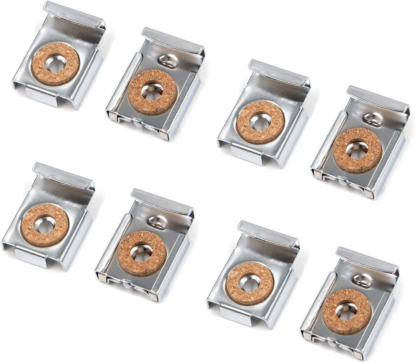 Spring Loaded Mirror Hanger Clips - Durable Iron Frameless Mirror ...