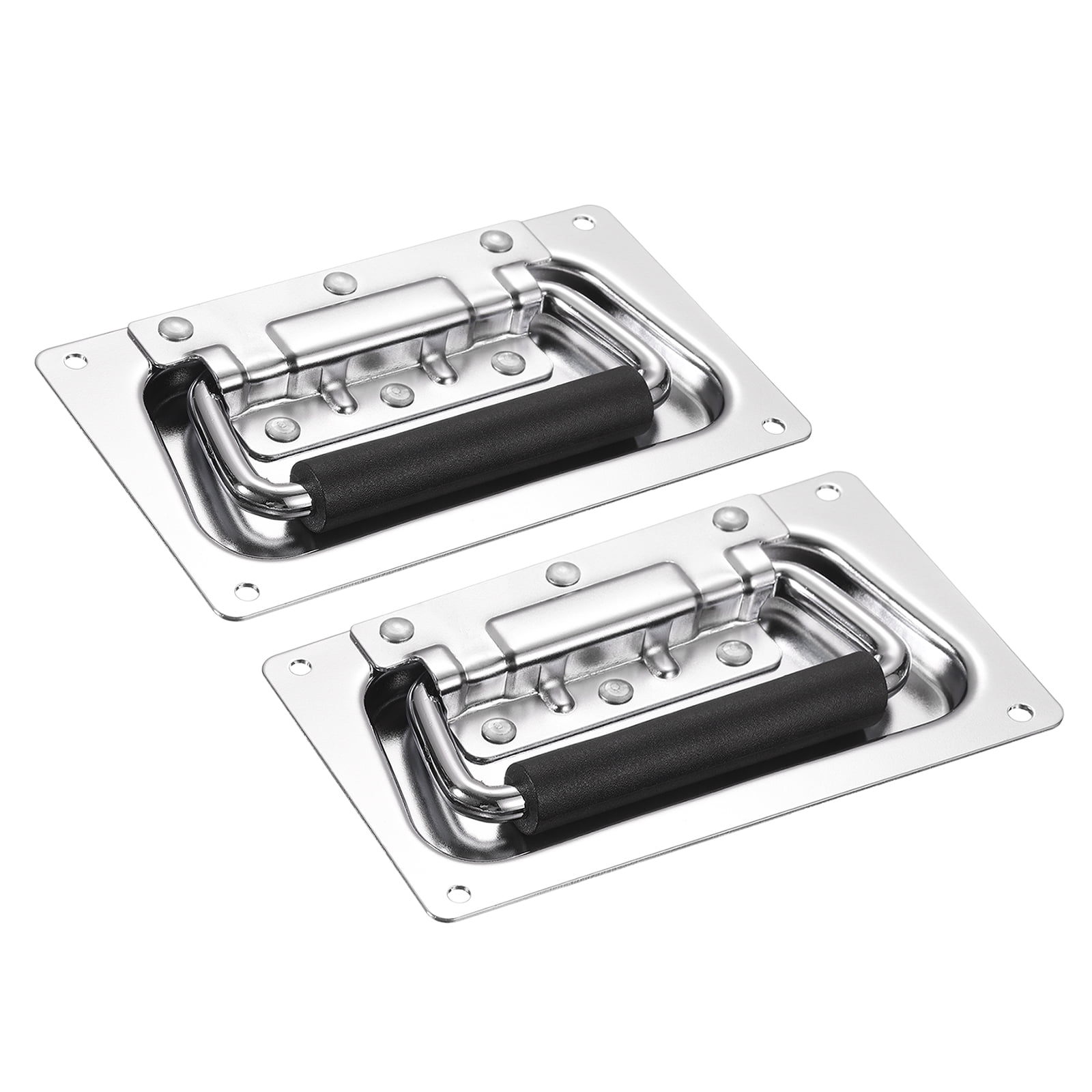 Spring Loaded Recessed Handle 5.2 × 3.2 Inch Steel Surface Mount ...