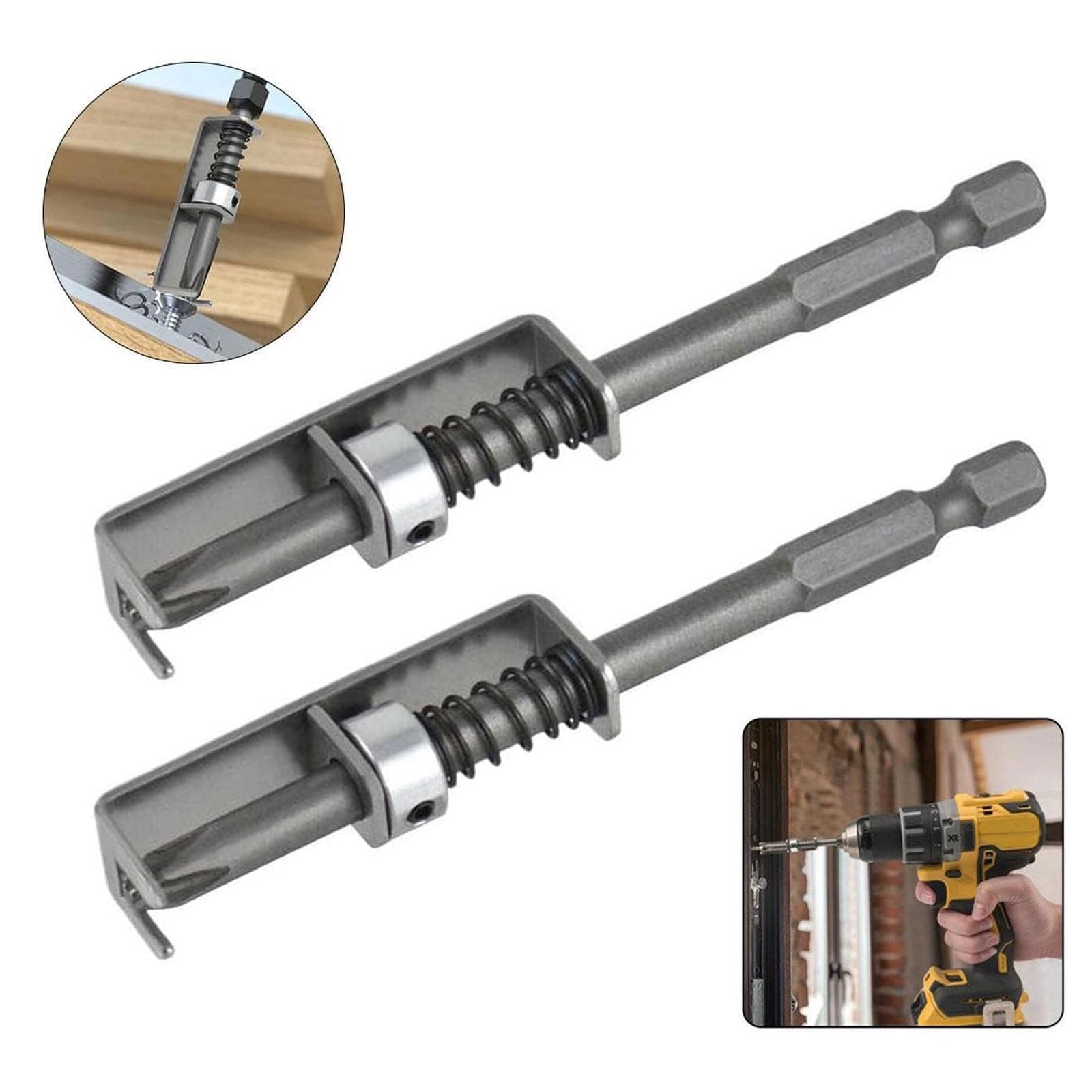 Spring Loaded Screw Holder Bit,Anti-drop Screwdriver Bit,Hand Operation ...