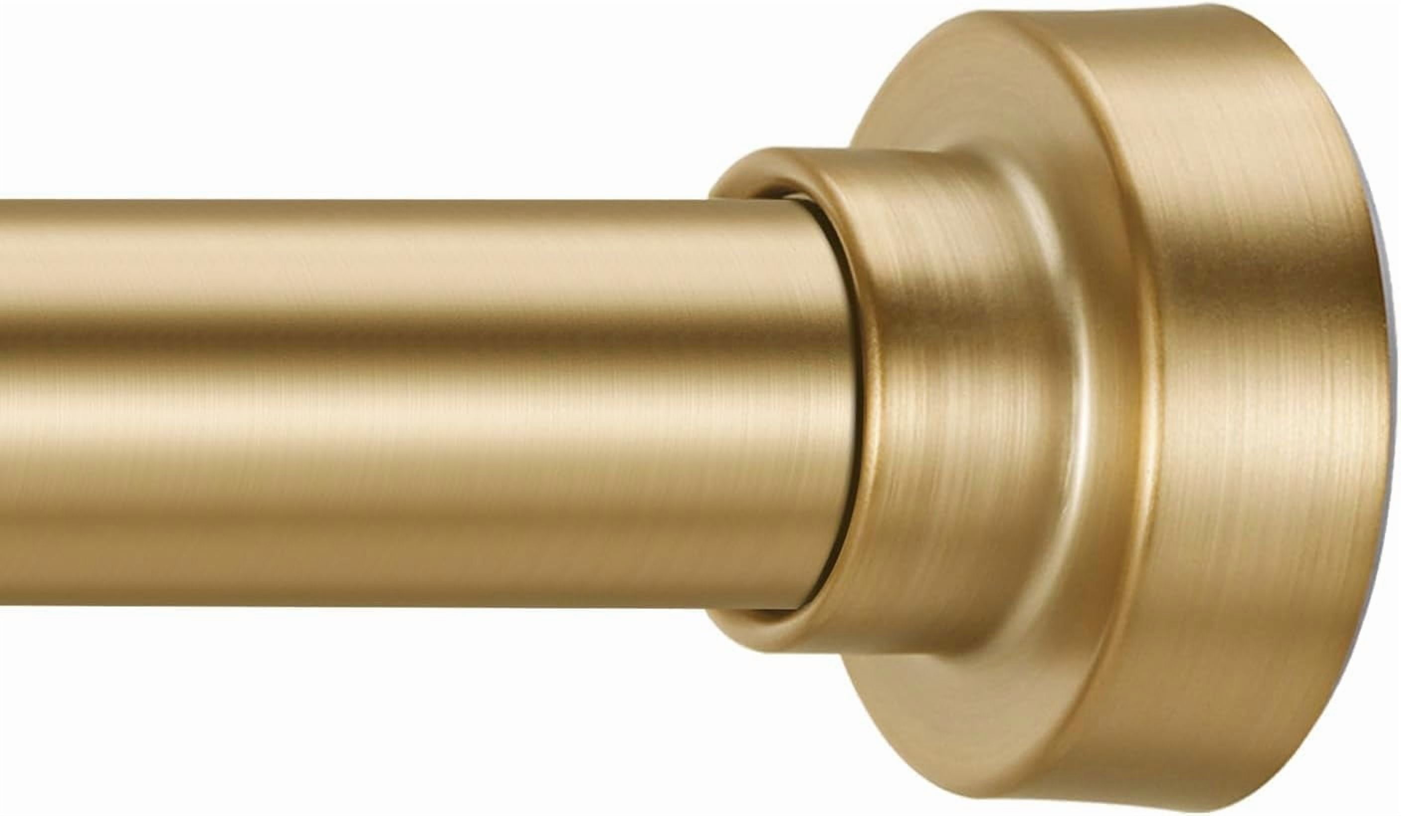Spring-Loaded Shower Curtain Rod 2.8-6.8ft No Drilling Required ...