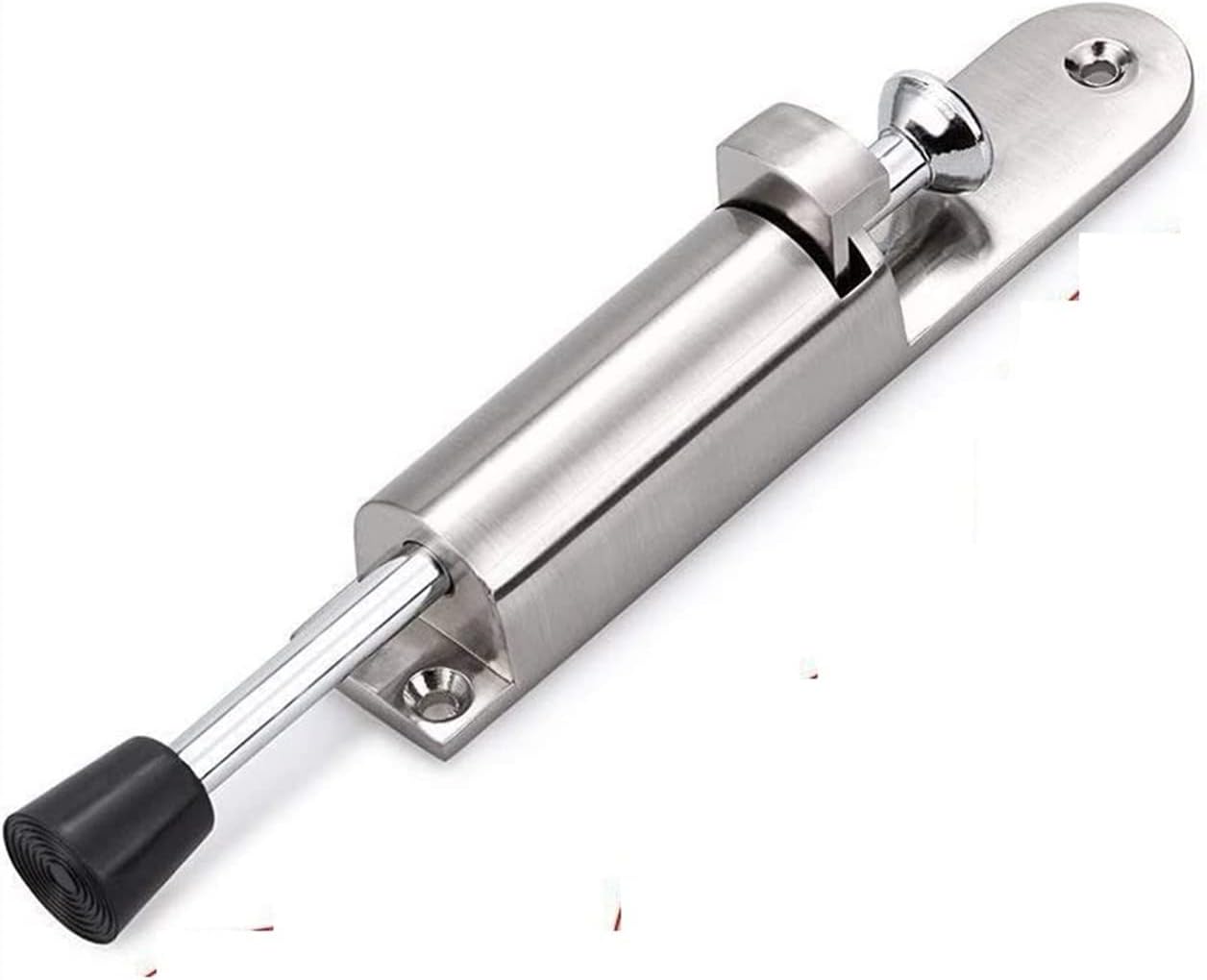 Spring Loaded Telescopic Door Stopper Adjustable Position Zinc Alloy ...