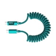 Spring Loaded USB C Charging Cord 120W Highly speed Power Delivery ...