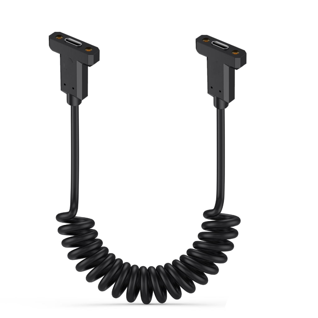 Spring Loaded USB5 Type C Extension Cord 16K Display 240W PD3 1 ...