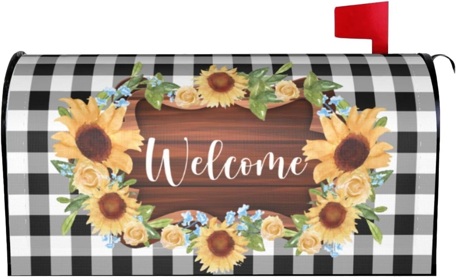 Spring Mailbox Covers Magnetic Standard Size Sunflowers Summer Welcome ...