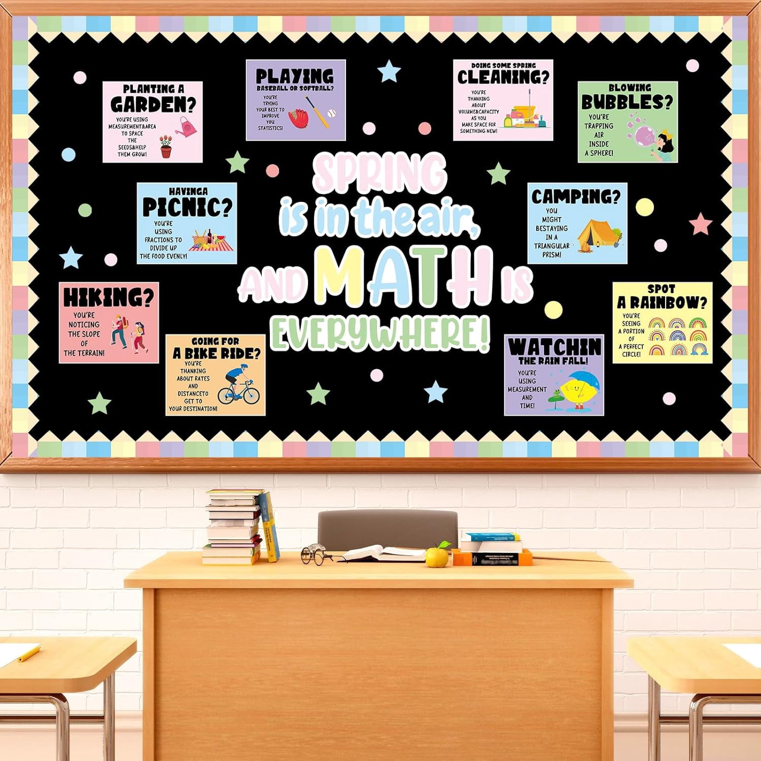Spring Math Bulletin Board Set Spring is in The air Classroom ...