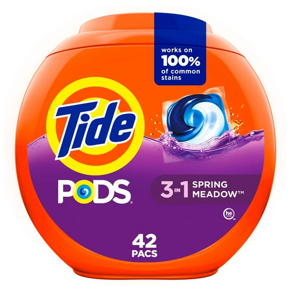 Spring Meadow HE Deep Cleaning Concentrated Laundry Detergent Pods-42ct ...