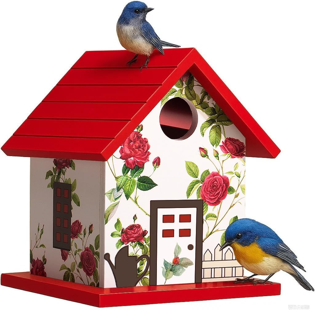 Spring Melody Bird House, Composite Material Nesting Box, Hanging ...