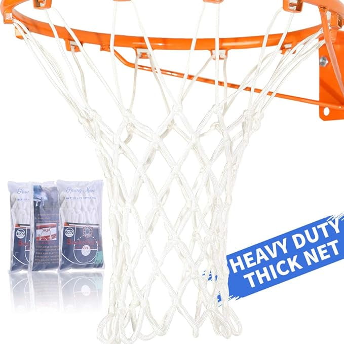 Spring Meow Basketball Net Replacement - Ultra Heavy Duty 21 Inches All ...