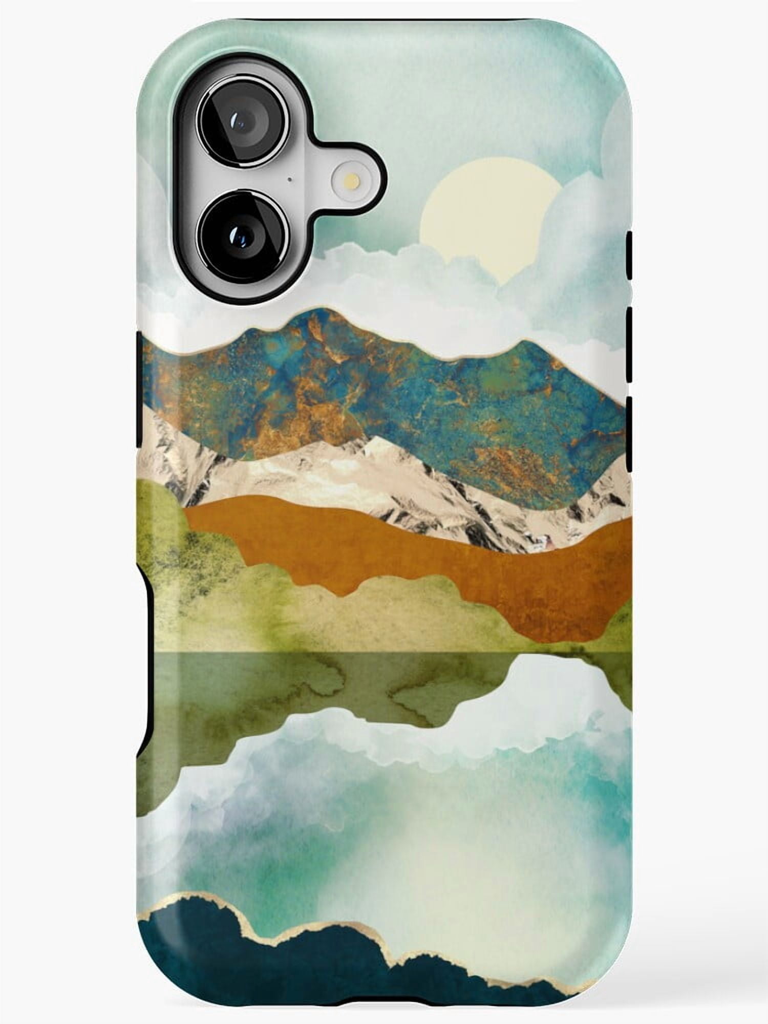 Spring Mountains Scenic Landscape Artwork For iPhone 11-17 Pro Max ...