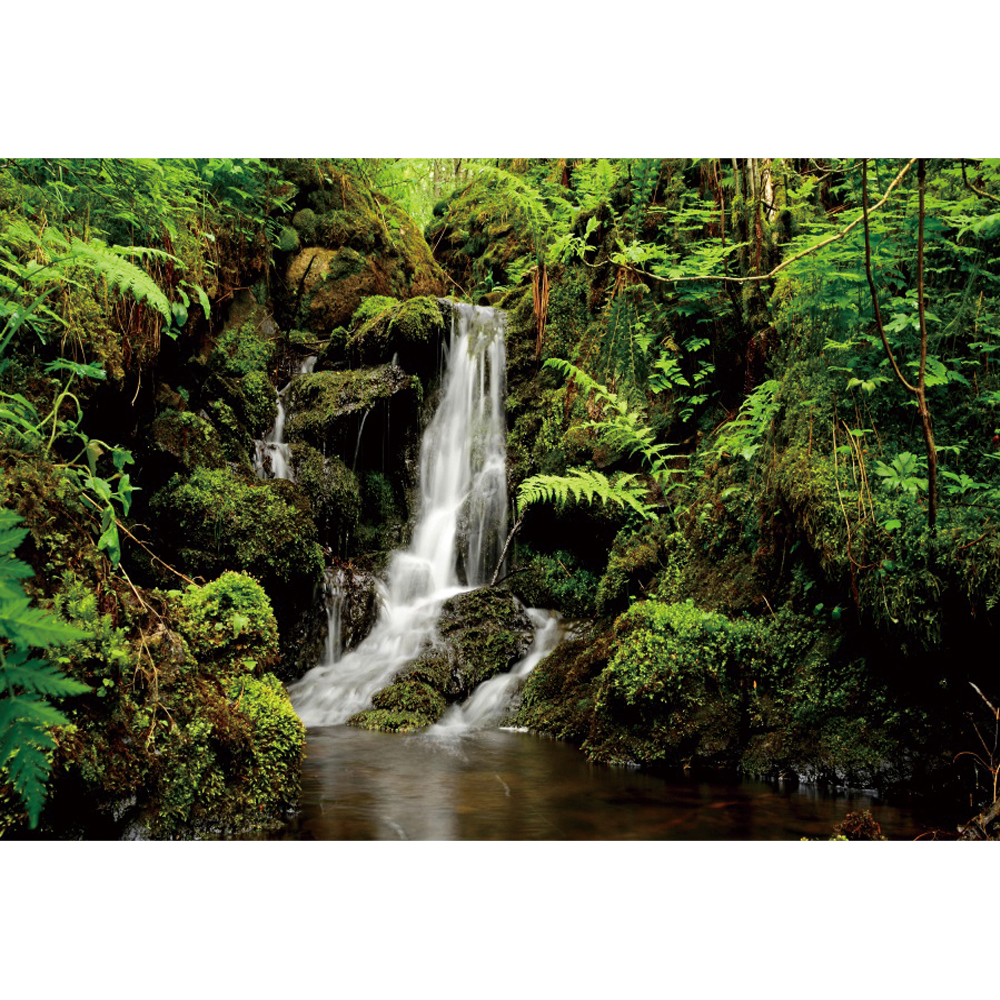 Spring Natural Scenery Backdrop for Photography Waterfall Mountain ...