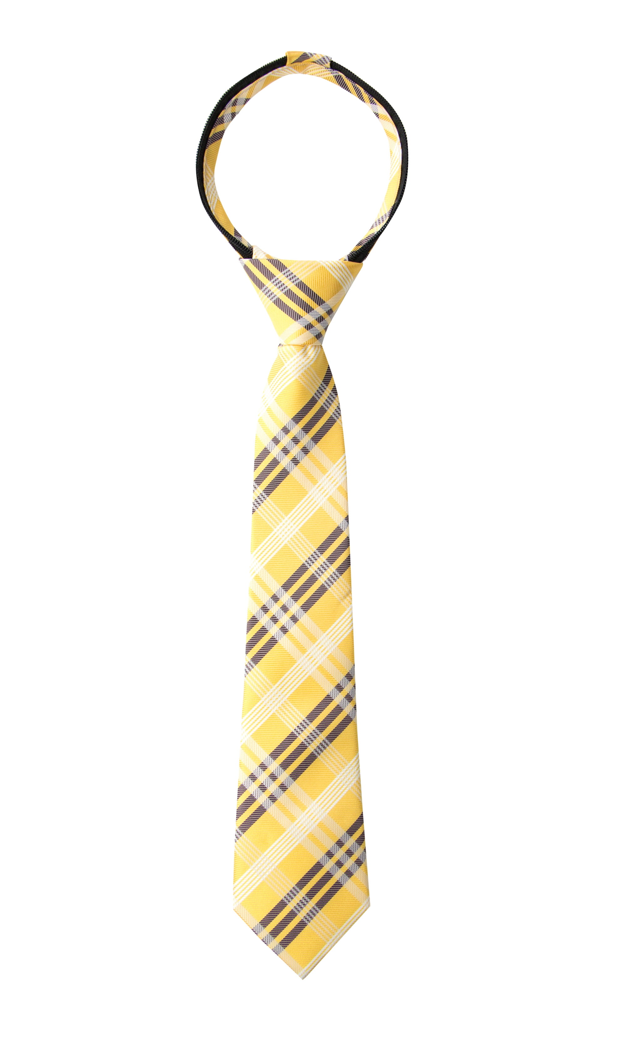Spring Notion Boy's Plaid Woven Zipper Tie - Walmart.com