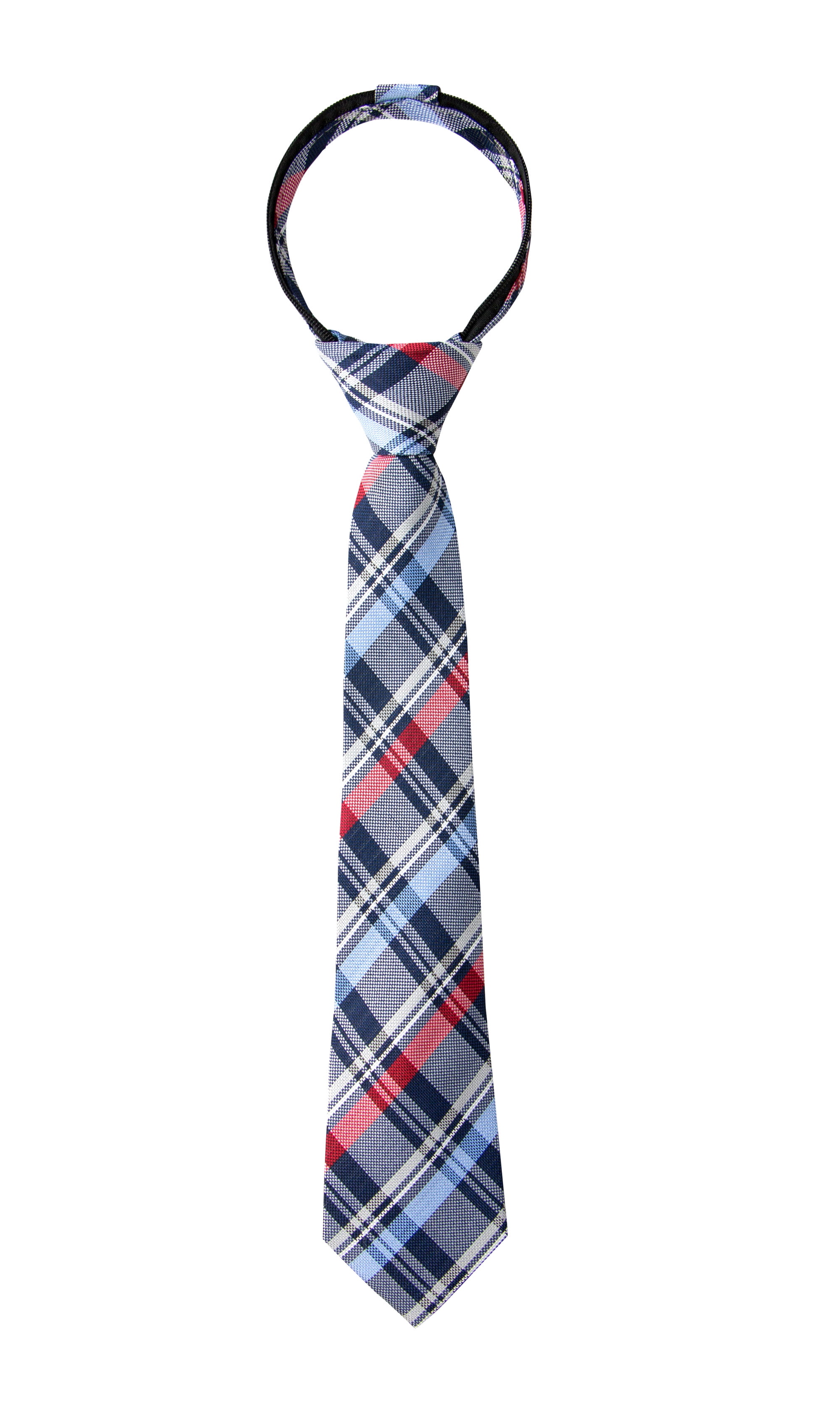Spring Notion Boy's Tartan Plaid Woven Zipper Tie - Walmart.com