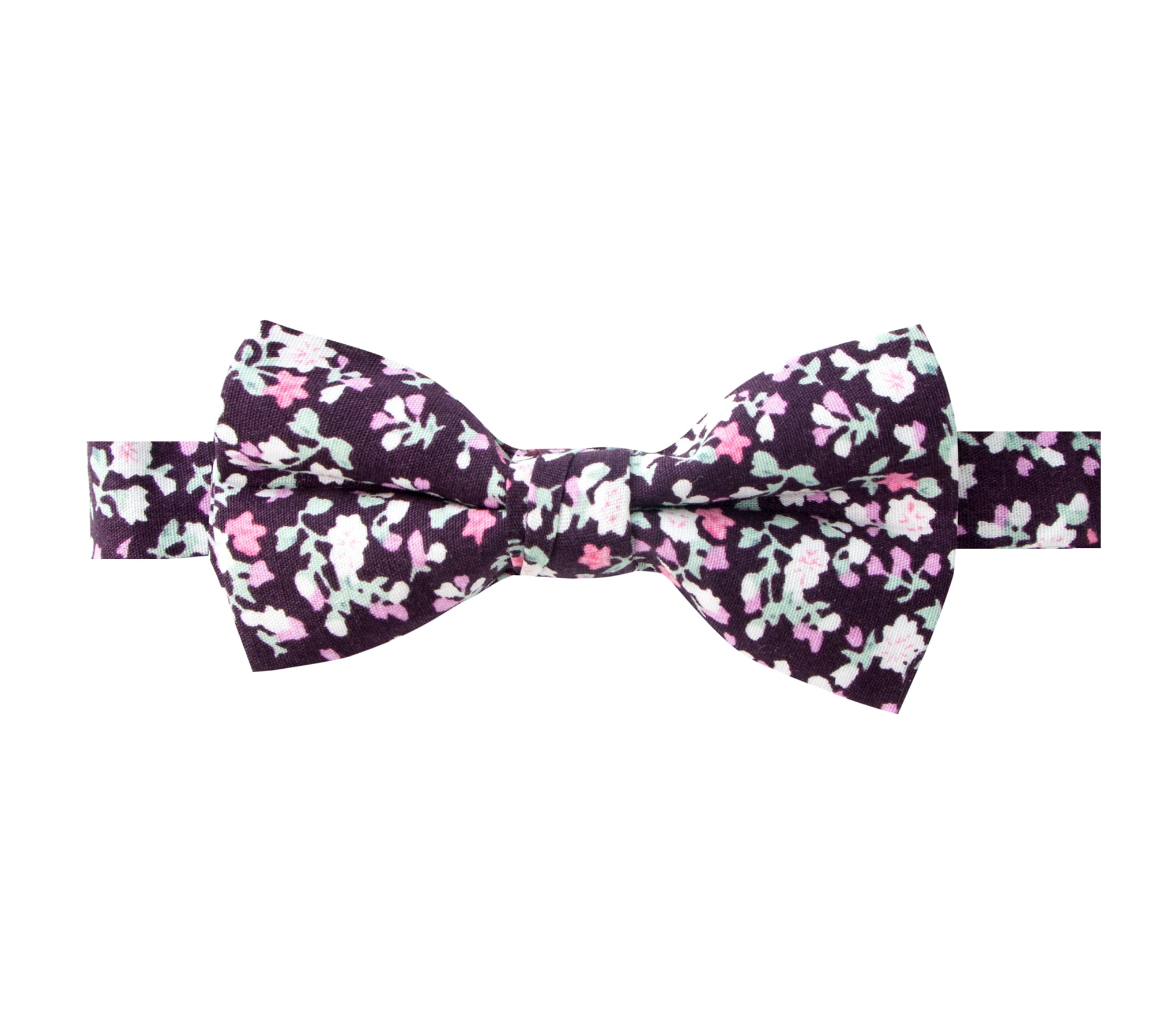 Spring Notion Boys' Cotton Floral Print Pre-tied Bow Tie - Walmart.com