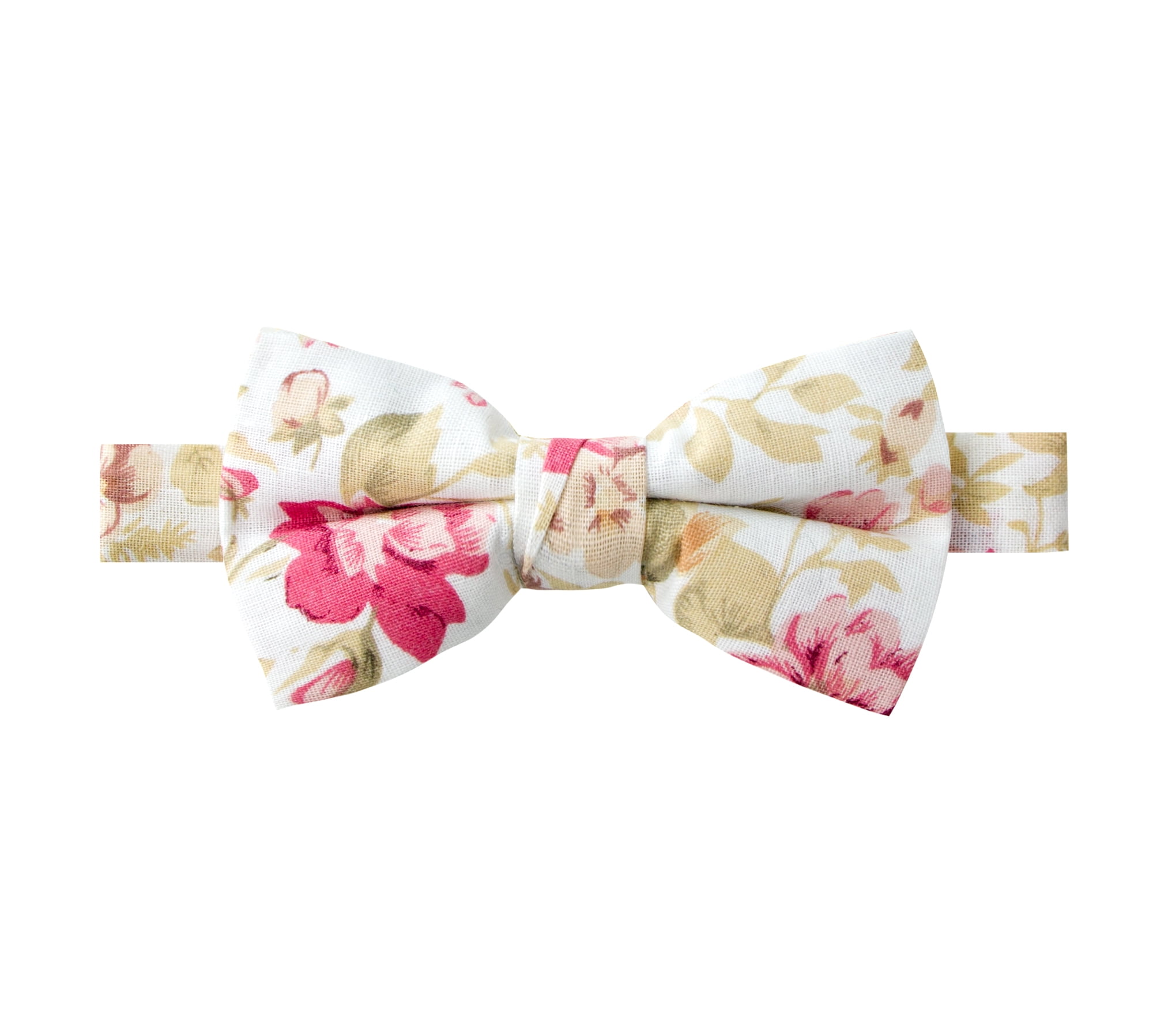 Spring Notion Boys' Cotton Floral Print Pre-tied Bow Tie - Walmart.com