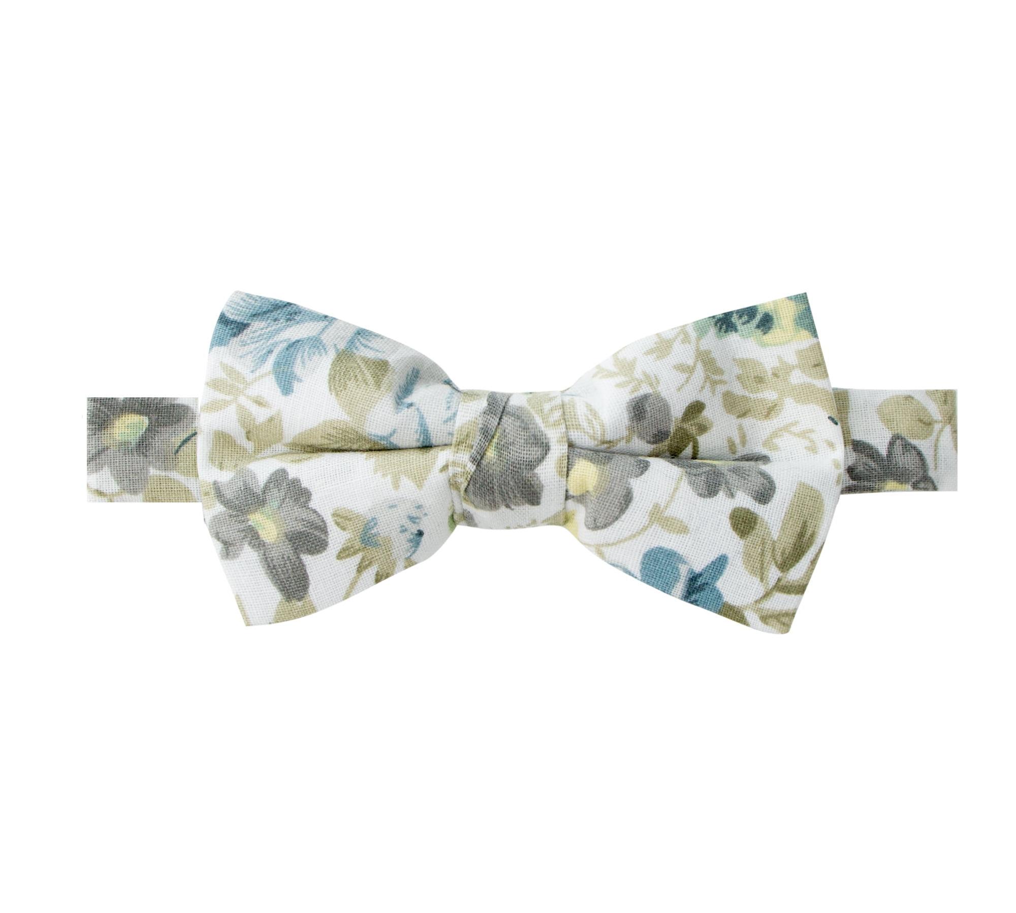 Spring Notion Boys' Cotton Floral Print Pre-tied Bow Tie - Walmart.com